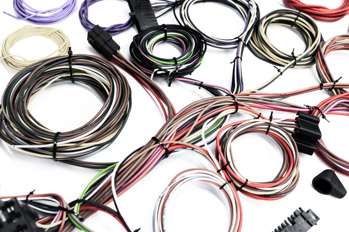 22 Circuit Wiring Harness Kit, w/ Headlight And Dimmer Switch, Suit ...