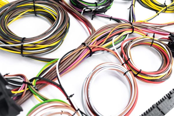 22 Circuit Wiring Harness Kit, w/ Headlight And Dimmer Switch, Suit ...