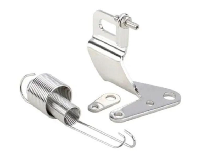 Chrome Throttle Cable Bracket, Suit Holley, Edelbrock 4 Barrel Carb ...