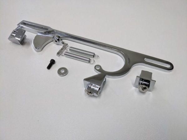 Chrome Universal Throttle Cable Bracket, Suit 4 Barrel Carb ...