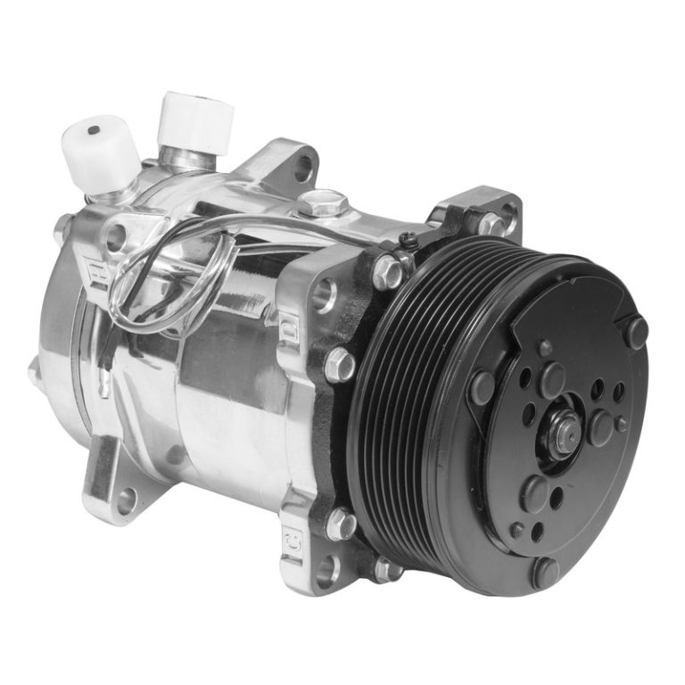Chrome Serpentine Belt A/C Compressor, Sanden 508 Style - Australian ...