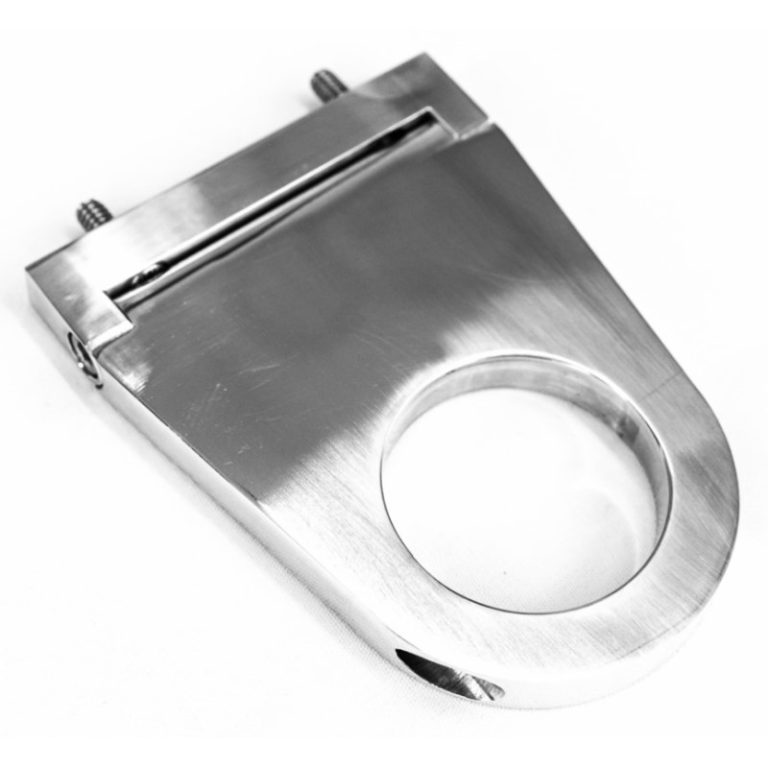 Polished Billet 2.00 x 3.5 Inch Column Drop & Breakaway Mount Set ...