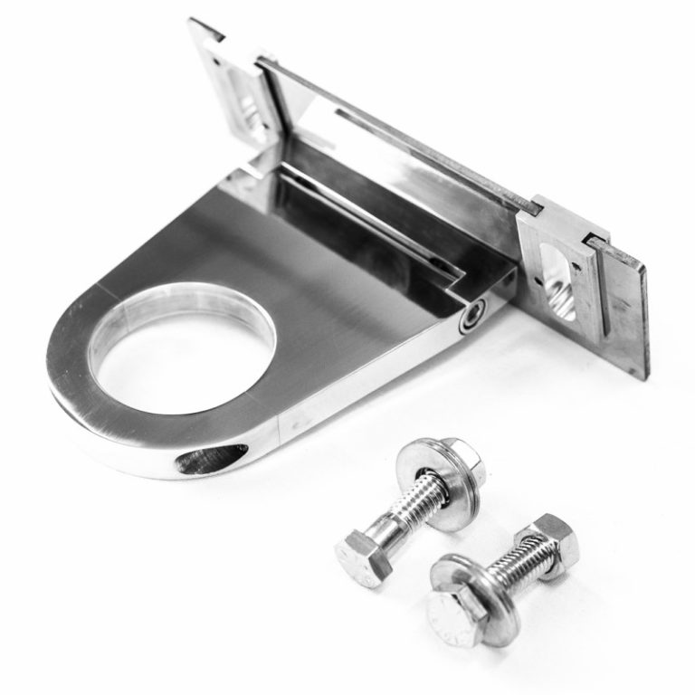 Polished Billet 2.00 x 3.5 Inch Column Drop & Breakaway Mount Set ...
