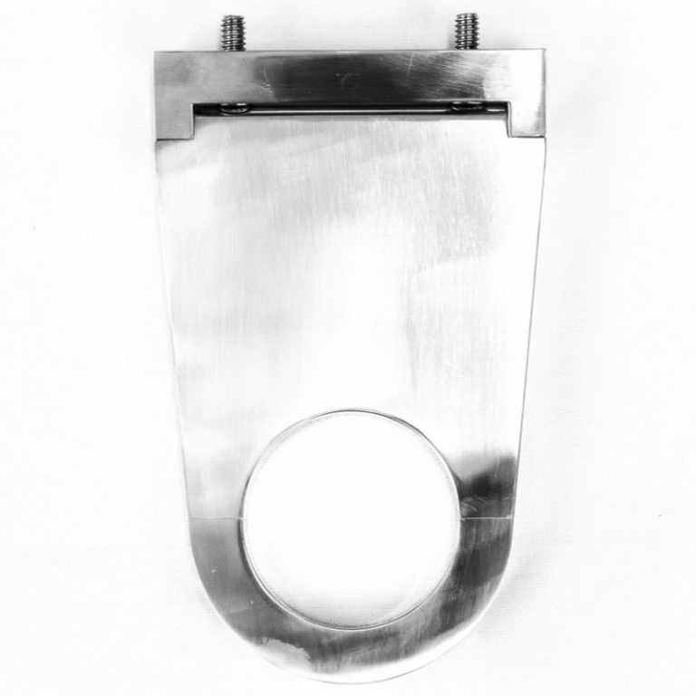 Polished Billet 2.00 x 4.5 Inch Column Drop & Breakaway Mount Set ...