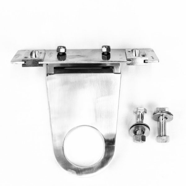 Polished Billet 2.00 x 4.5 Inch Column Drop & Breakaway Mount Set ...