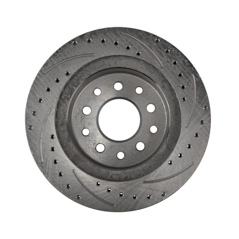 Ford 9 Inch Disc Brake Kit w/ Drilled & Slotted Rotors, E-Brake Caliper ...