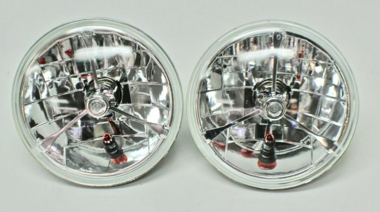 7 Inch Semi Sealed H4 Headlights With Park Light (Pair), Suit Chev ...