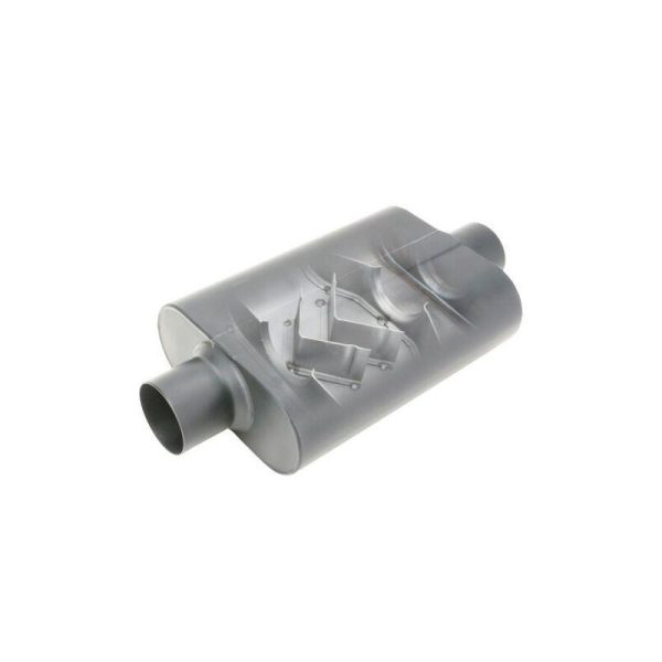 3 Inch Stainless Performance Muffler, Offset Inlet/Centre Outlet ...