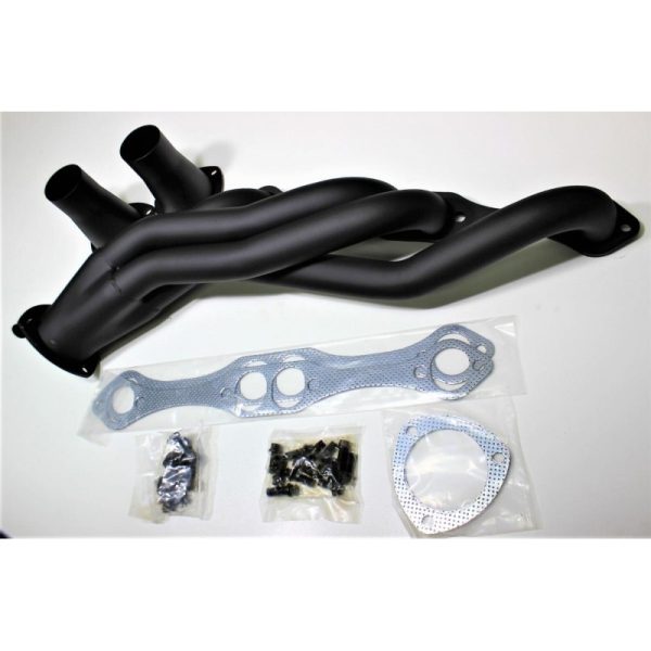 SBC Small Block Chev Black Clipster Exhaust Headers - Australian Rod ...
