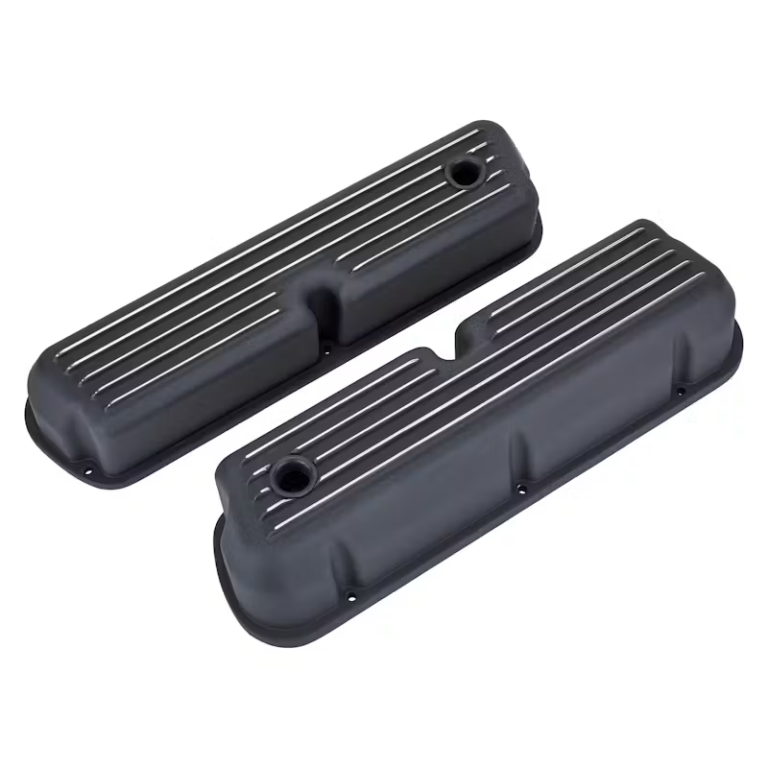 Black Ford Windsor 289 302 351 Finned Tall Rocker Covers - Australian ...