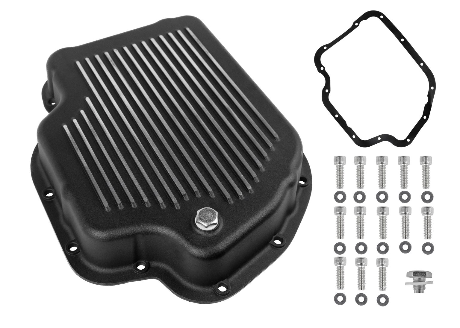 GM Turbo 400 Black Alloy Transmission Pan - Australian Rod & Custom ...