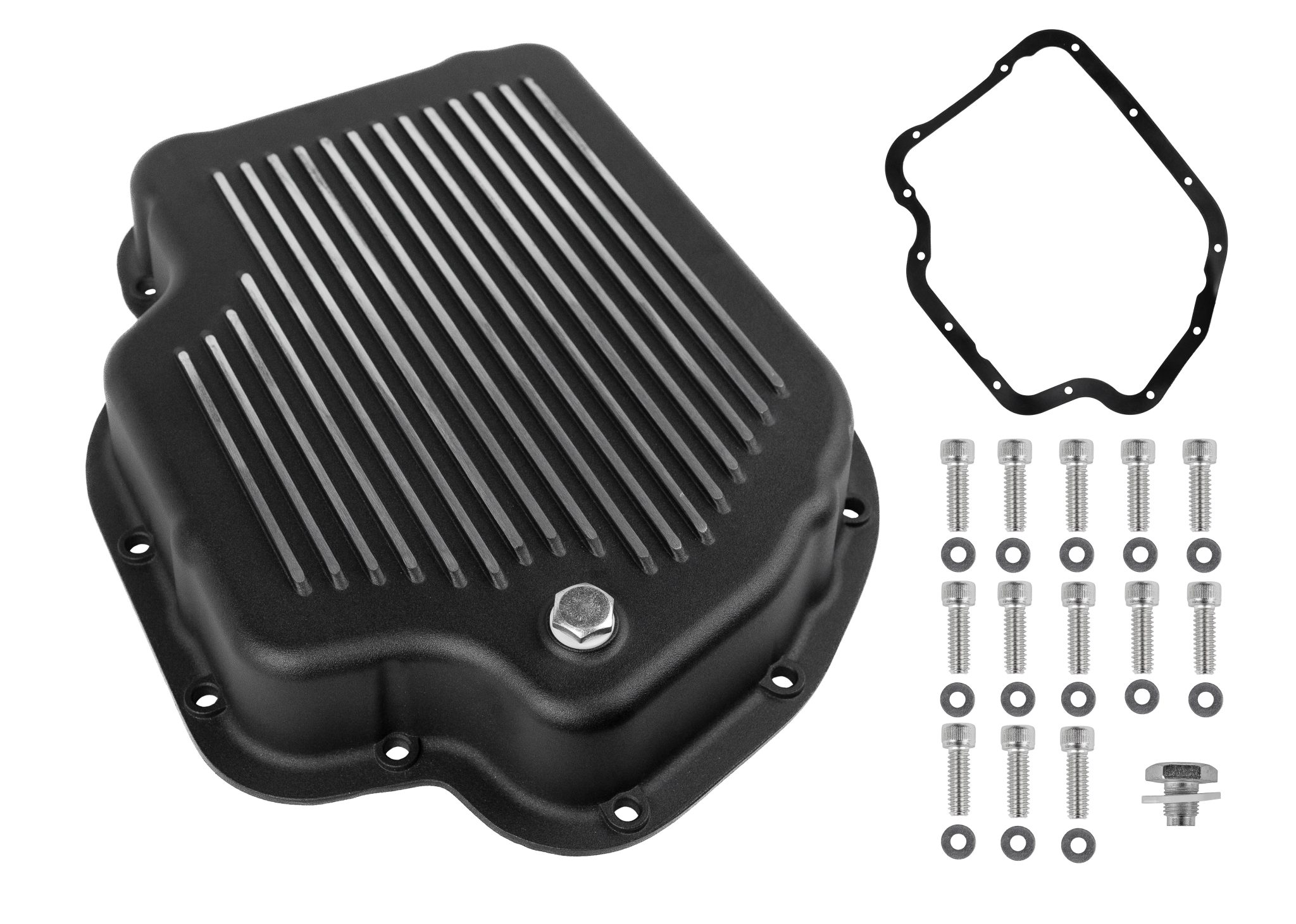 GM Turbo 400 Black Alloy Transmission Pan - Australian Rod & Custom ...