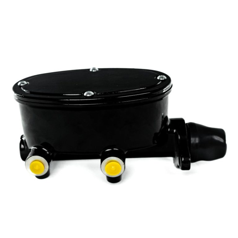 7 Inch Black Dual Diaphragm Brake Booster, Oval Master Cylinder Kit ...