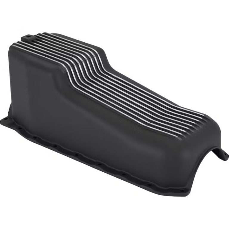 Black Small Block Chev Ribbed Engine Oil Sump, Suit Early SBC 1965-79 ...