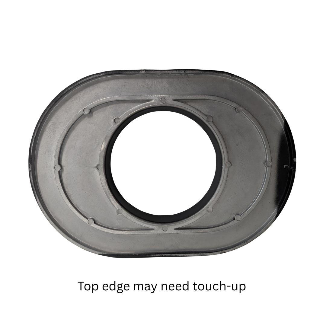 GARAGE SALE *** Black Full Finned 12 Inch Oval Air Cleaner With ...